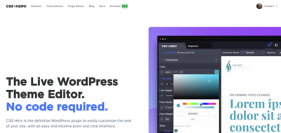 CSS Hero Review Of The Ultimate WordPress Theme Customization Tool - Outstanding Themes